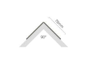 50 x 50 High Impact Corner Guard - Hygienic Walls